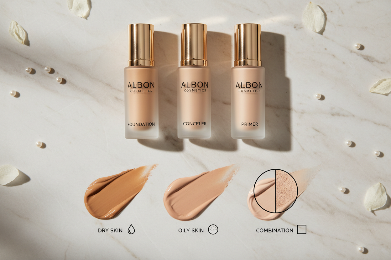 Choose the Right Makeup for Your Skin Type | Expert Guide – Albon Cosmetics
